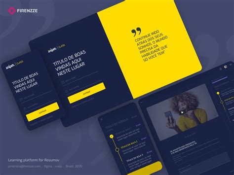 Learning Platform UI Design And Code For Resumov Ui Design Platform Design