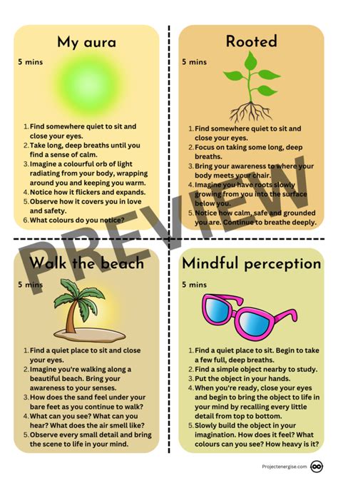 Calm Printable Meditation Cards
