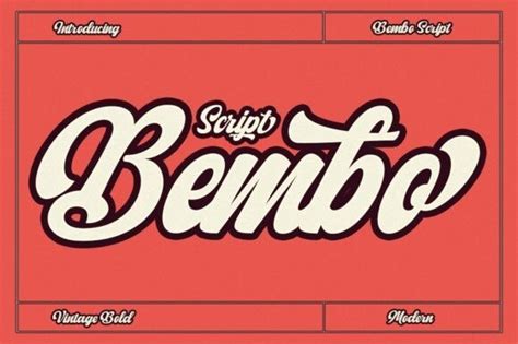 Bembo Font Free Font