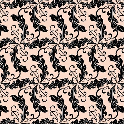 검은 잎 패턴 배경 Eps Uidownload