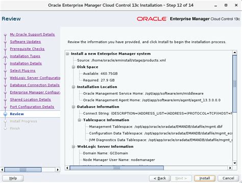 A Help Installing Enterprise Manager Cloud Control 13c 133