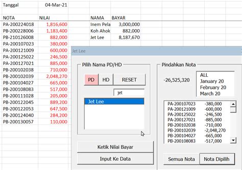 Macro Untuk Excel UserForm Input Pembayaran Page 2 Of 3 Part 6