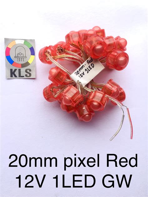 20mm Pixel Led 5v Input Round Shape Available In Red Green Blue