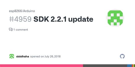 Sdk 221 Update · Issue 4959 · Esp8266arduino · Github