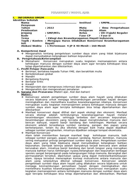 Modul Ajar Pertemuan Ke 5 Pdf