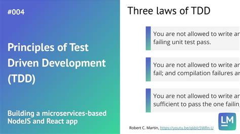 Principles Of Test Driven Development Tdd Building A Microservices