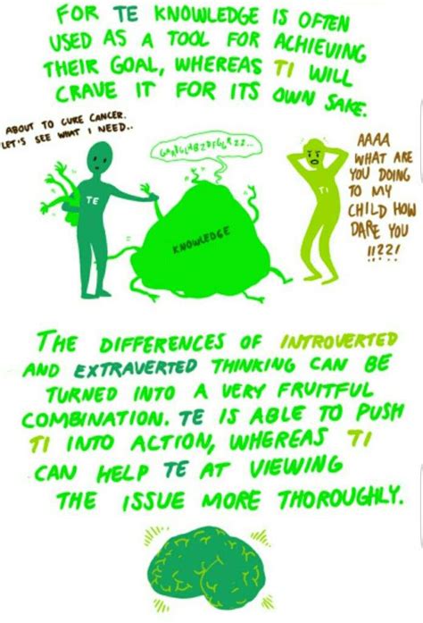 《cognitive Functions Ti Vs Te》 Myers Briggs Mbti Amino