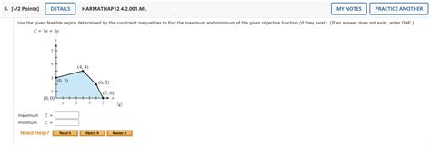 solved c 7x 3y maximum c minimum c