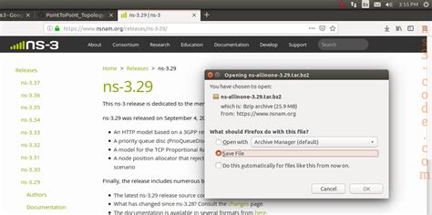 significant points to install ns3