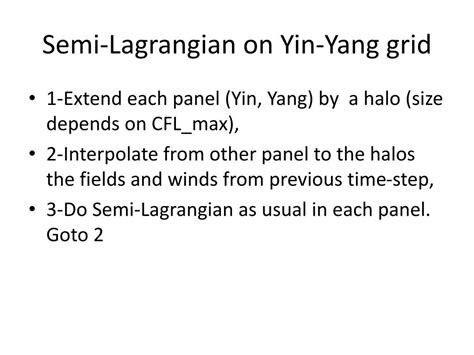 Ppt Semi Lagrangian Advection Shape Preserving And Mass Conservation Powerpoint