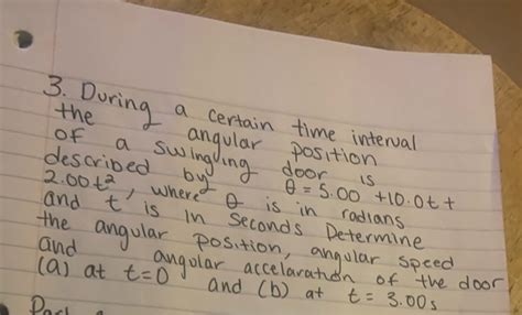 Solved 3 During A Cert The Oring A Certain Time Interval And