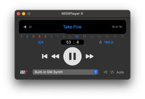 MIDIPlayer X MethodRed