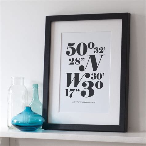 personalised monochrome coordinates print the drifting bear co