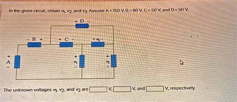 Video Solution Text In The Given Circuit Obtain V V2 And V3