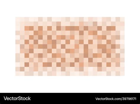 Censor Blur Effect Texture For Face Or Nude Skin Vector Image