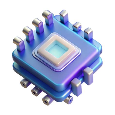 Beautiful Classic Quantum Computer Processor High Resolution 59927231 Png
