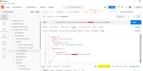 Send Mail For User With Application Auth Token Return 403 Error