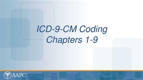 Ppt Icd 9 Cm Coding Chapters 1 9 Powerpoint Presentation Free