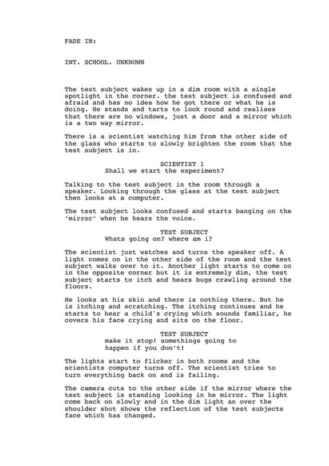 Unit Script PDF