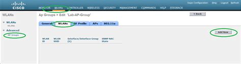 Networklearner AP Group Configuration Cisco WLC