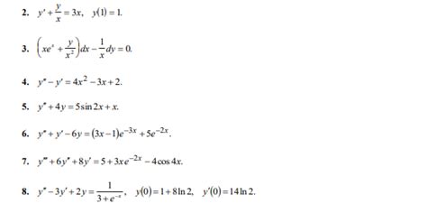 Solved Problem 2 Solve The Cauchy Problem Problem 3 Find Chegg Com