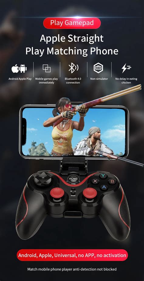 Wireless Bluetooth Android Ios Gamepad S6 Wireless Joystick Game Controller Bt4 0 Joystick For