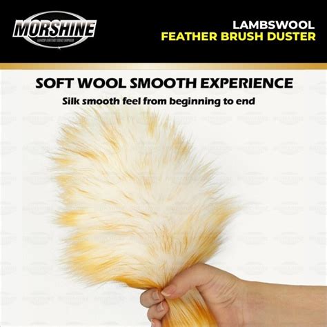 Jual Kemoceng Bulu Domba Wool Halus Lembut White Medium Shopee