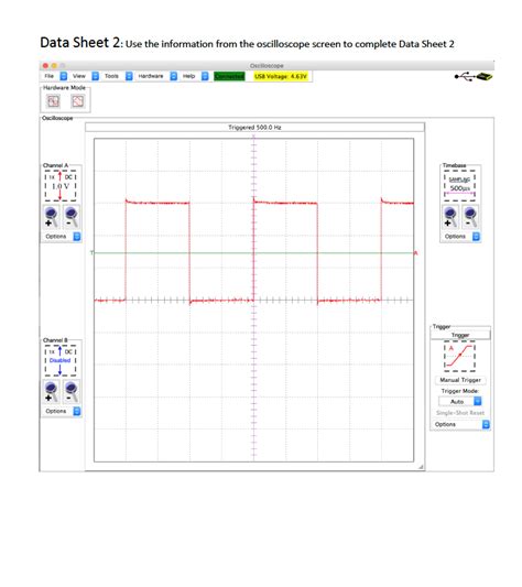 Solved Data Sheet 2 Use The Information From The