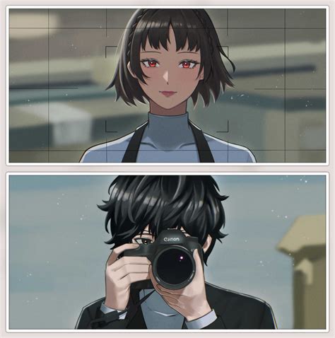 Amamiya Ren And Niijima Makoto Persona And 1 More Drawn By Ikhwan Maulana Danbooru