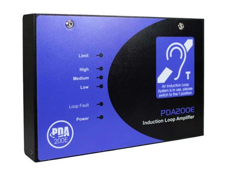 Signet Pda200e Wall Mounted Hearing Loop Amplifier 100v Line