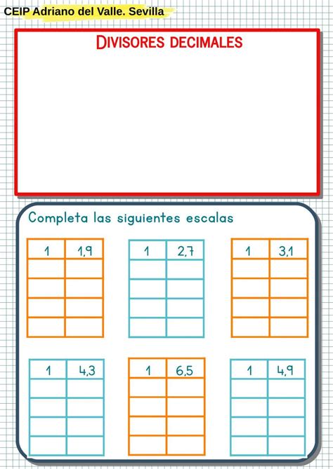 Divisor Decimal Abn Worksheet Live Worksheets
