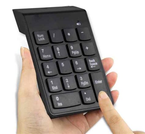Mini Wireless Usb Keypad With Bt Function Fashion Style 18 Keys 2 4g Wireless Numeric Keypad