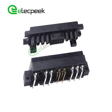 Right Angle Power Drawer Connector High Current Heavy Load 18 Pin 35a 1500v Elecpeek