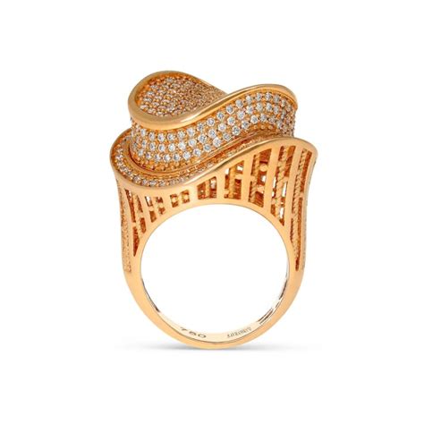 Rose Gold Inviable Pave Ring Gold Ring Designs Pave Ring Gold Rings