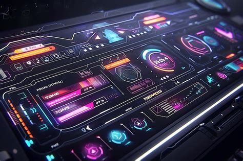 Ui Gaming Dashboard Premium Ai Generated Image