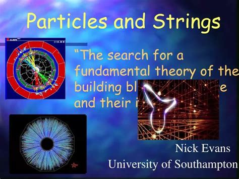 PPT Exploring The Fundamentals Of Nature With Particles And Strings PowerPoint Presentation