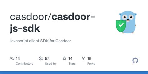 GitHub Casdoor Casdoor Js Sdk Javascript Client SDK For Casdoor