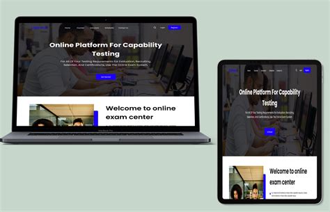 Online Testing Landing Page Uxui Web Design On Behance