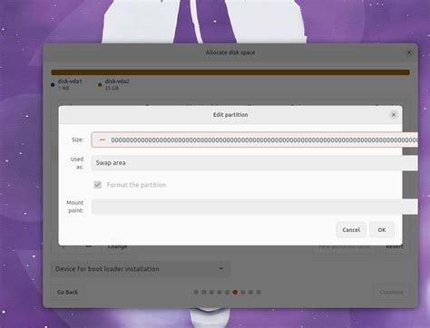 Partition Dialog Size Constraints · Issue 1502 · Canonicalubuntu