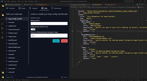 Enhancement Display Description For All Input Fields · Issue 441 · Estruyfvscode Front Matter