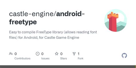 Github Castle Engineandroid Freetype Easy To Compile Freetype