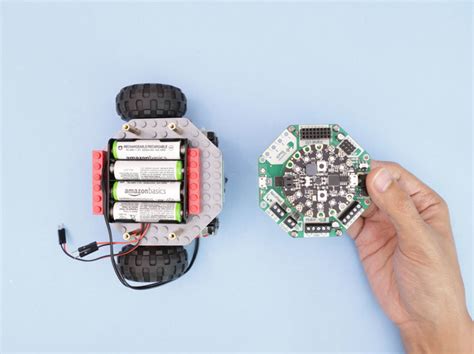Install Battery Lego Compatible Crickit Rover Adafruit Learning System