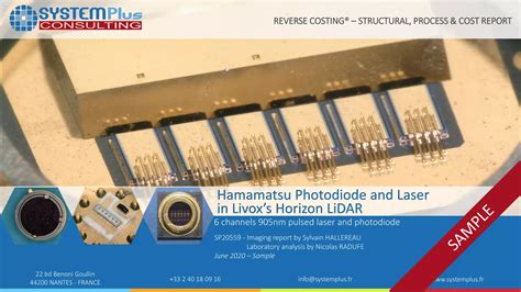 Hamamatsu Photodiode And Laser In Livox S Horizon Lidar Pdf Cameras And Camcorders