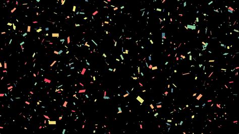 Colorful Confetti Particles Falling Over White Background Confetti Falling Celebration