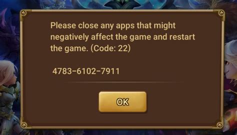 anyone knows what this error is r summonerswar