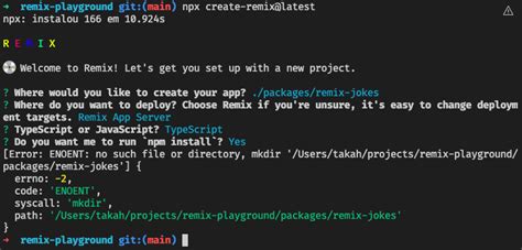 [bug] creating new project with nested paths · issue 1637 · remix run remix · github