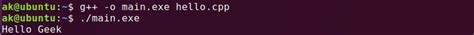 Compiling With G GeeksforGeeks
