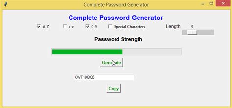 Complete Password Generator In Python With Source Code Sourcecodester