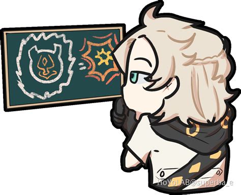 Albedo Emoji Genshin Impact Hoyolab