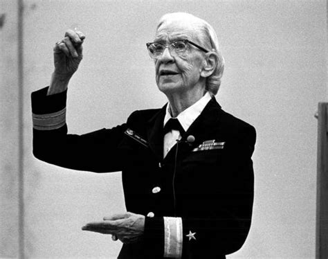 Florida Memory Commodore Grace Hopper During Her Speech At The Miami Dade Community College